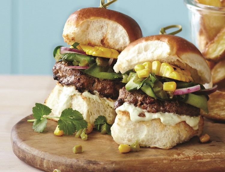 Mexican Beef Sliders with Jalapeno Salsa and Avocado Cream – Venango ...