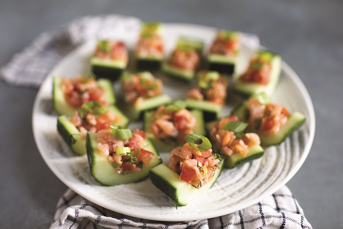 Smoked Salmon Cucumber Boats – Venango Extra.com