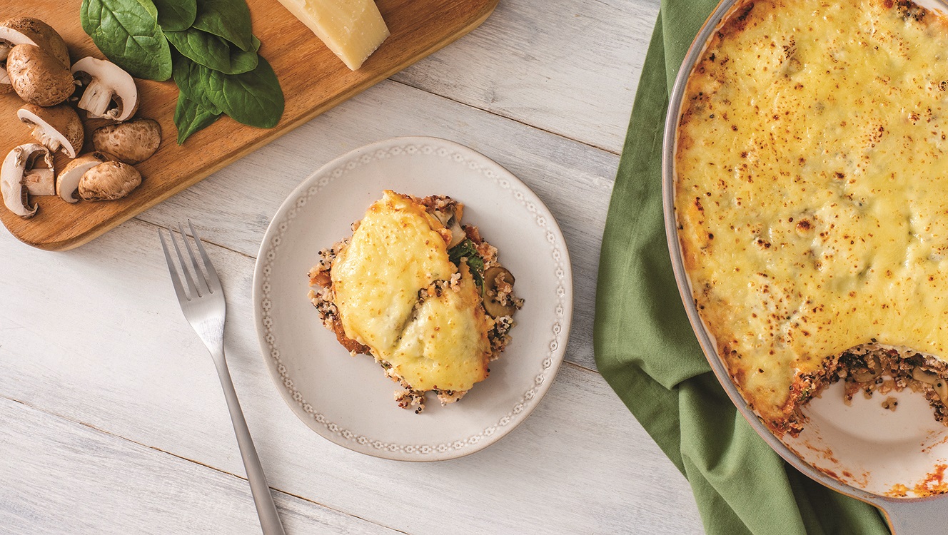 Mushroom Spinach “Lasagna” – Venango Extra.com