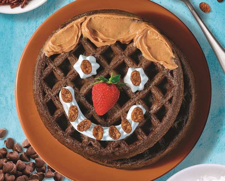 Cocoa Smiley Face Waffle – Venango Extra.com